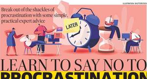 learn to say no to procrastination