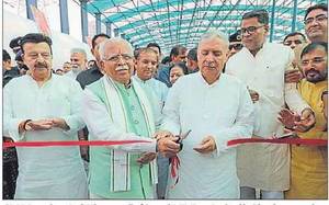Khattar, Gurugram MP inaugurate ₹109.14cr Vatika Chowk underpass