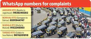 Fake complaints against autos, taxis spam WhatsApp helpline of RTOs