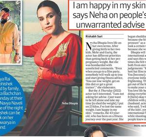 I am happy in my skin, says Neha on people’s unwarranted advise